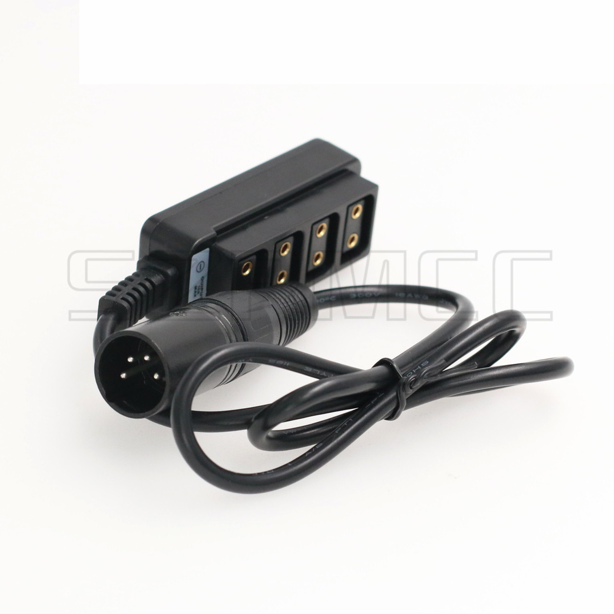 4 Pin XLR to 4 Port D Tap Camera Power Cable for ARRI RED Camera TV Logic Monitor